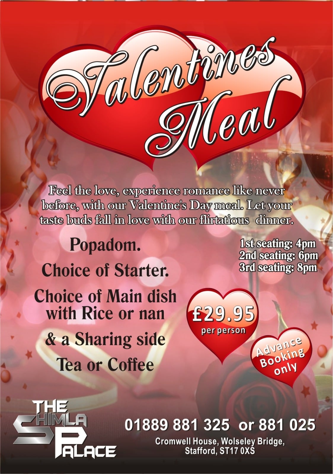 The Shimla Palace - Bengali & Indian Restaurant at Wolseley